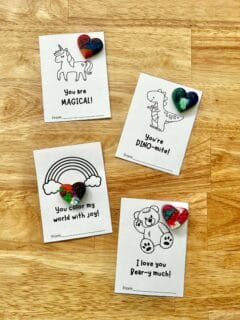 Color Your Heart Out Valentine Printable - Celebrating with kids
