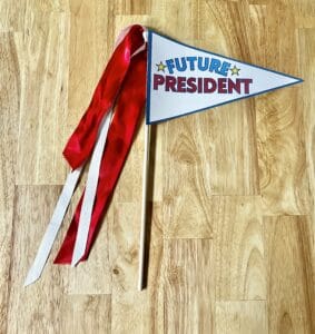 Future President Printable Sign - Celebrating with kids