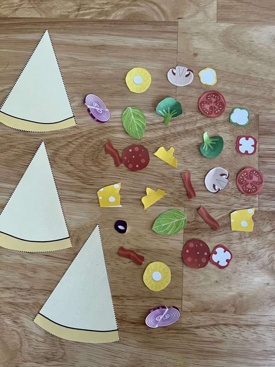 Make A Pizza Printable - Celebrating with kids