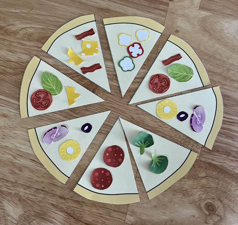 Make A Pizza Printable - Celebrating with kids