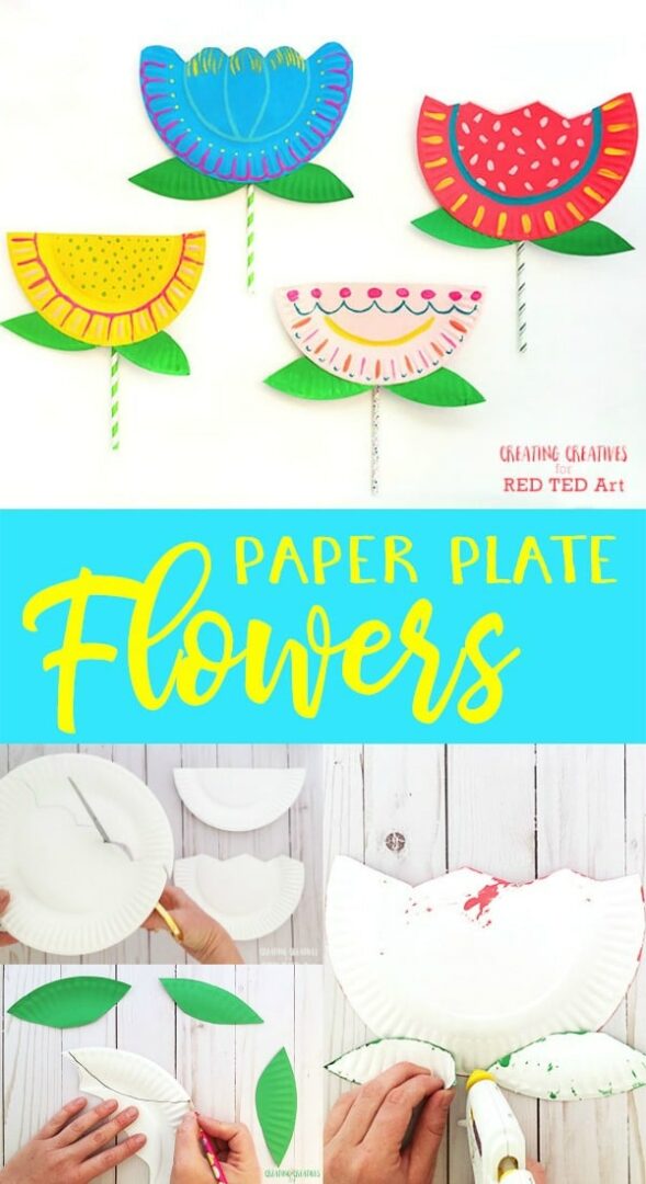 36 fun and easy Flower Art Projects for Preschoolers - Celebrating with ...