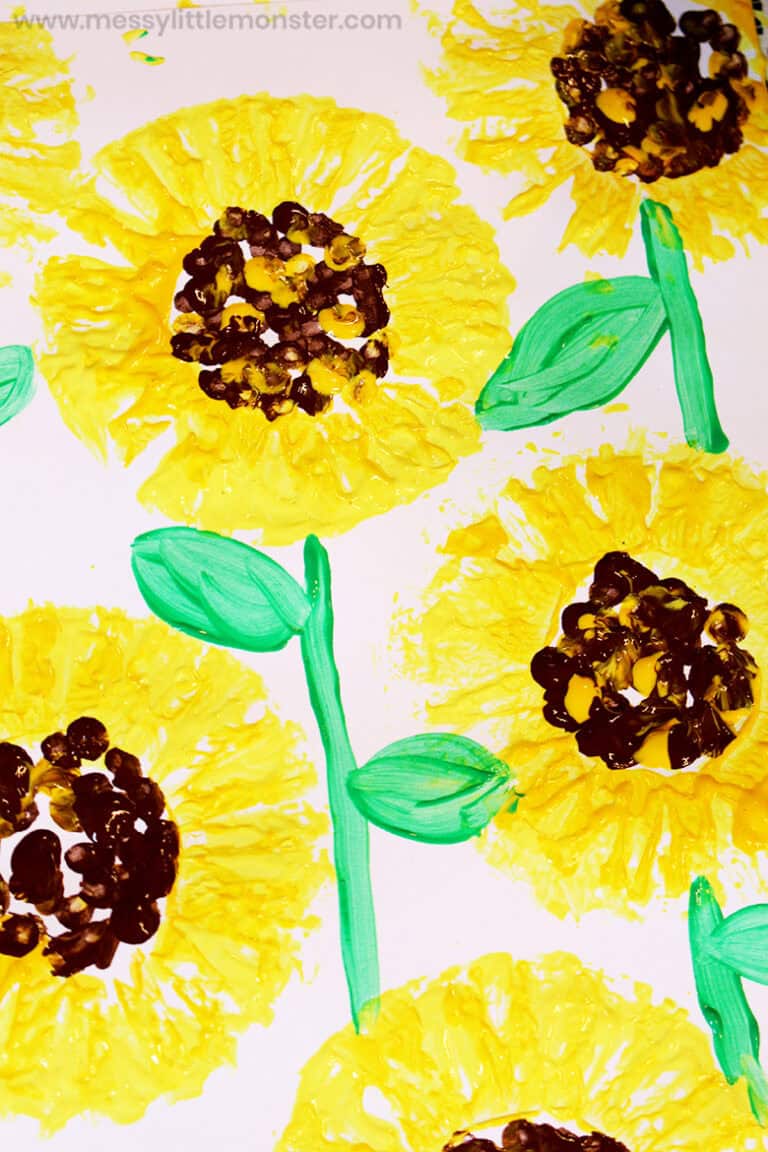 36 fun and easy Flower Art Projects for Preschoolers - Celebrating with ...