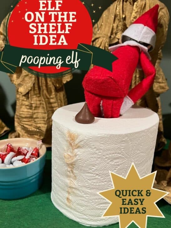 Elf on the shelf idea: hot air balloon - Celebrating with kids