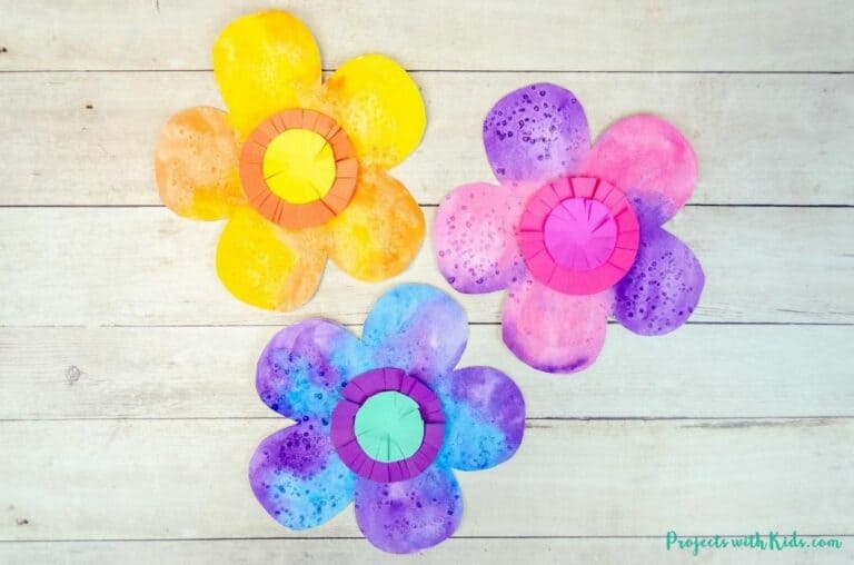 36 fun and easy Flower Art Projects for Preschoolers - Celebrating with ...
