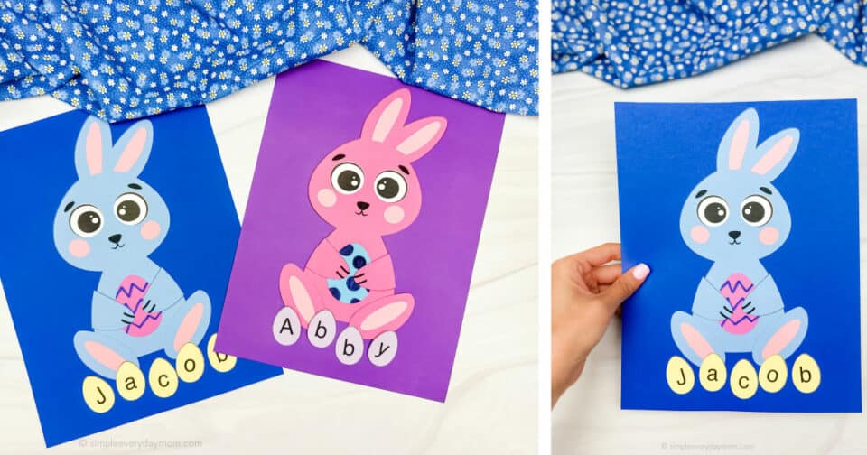 16 fun and easy Bunny Crafts for Toddlers & preschoolers - Celebrating ...