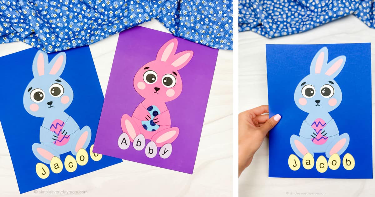 16 fun and easy Bunny Crafts for Toddlers & preschoolers - Celebrating ...