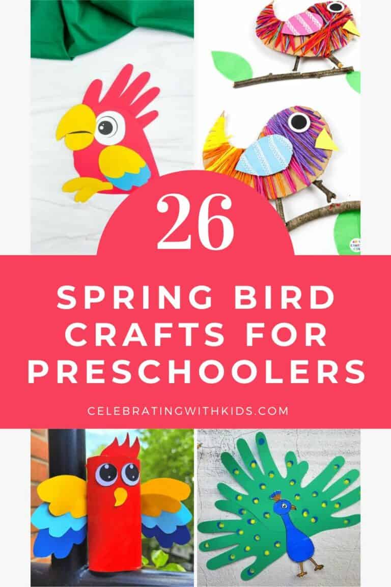 Spring Bird Crafts for Preschoolers - Celebrating with kids