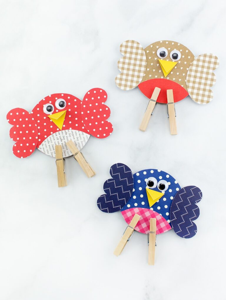 Spring Bird Crafts for Preschoolers - Celebrating with kids