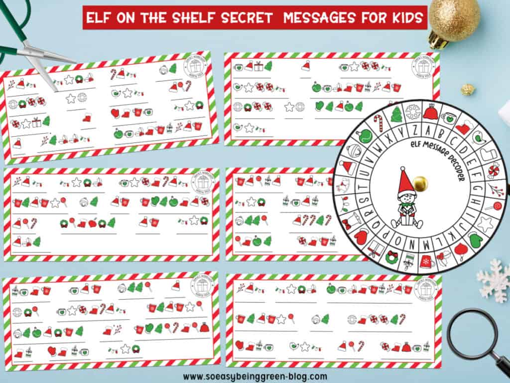 15 Fun Elf on the Shelf Printables for Kids - Celebrating with kids