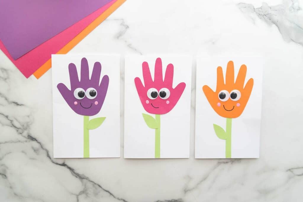 11 fun and easy Spring Handprint Crafts - Celebrating with kids