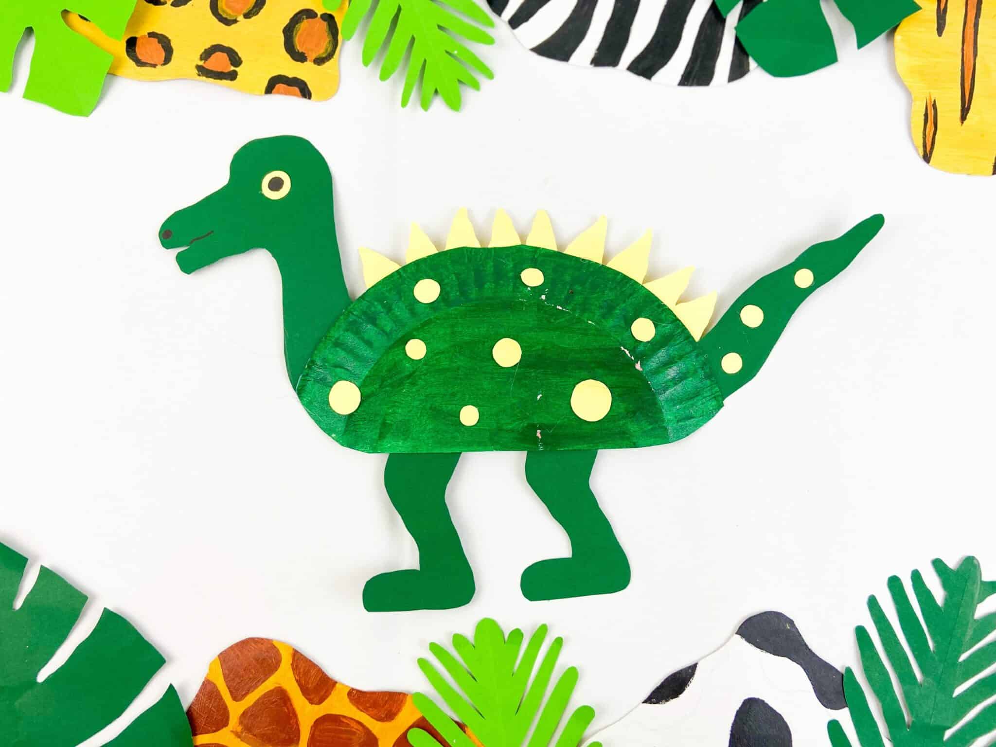 16 Easy Printable Dinosaur Crafts - Celebrating with kids