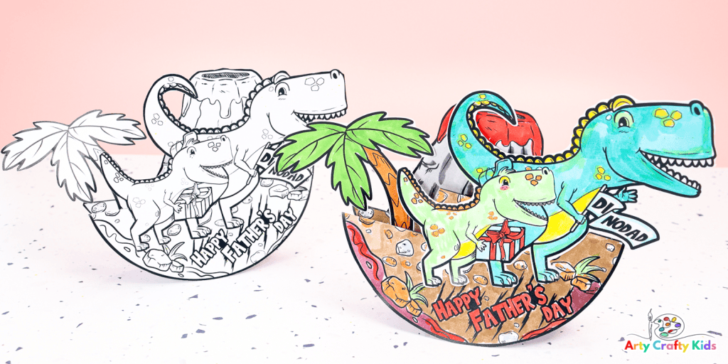 16 Easy Printable Dinosaur Crafts - Celebrating with kids