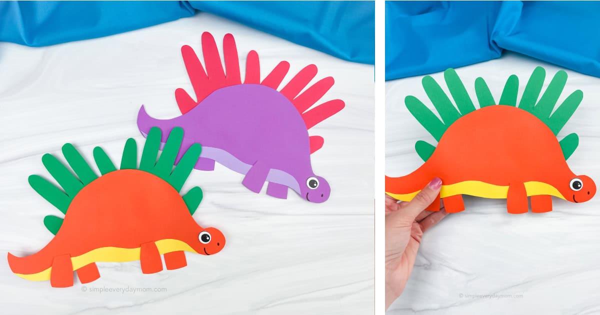 16 Easy Printable Dinosaur Crafts - Celebrating with kids