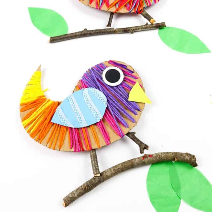 Spring Bird Crafts for Preschoolers - Celebrating with kids