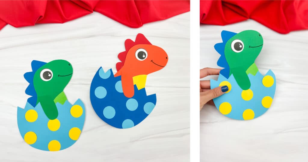 16 Easy Printable Dinosaur Crafts - Celebrating with kids