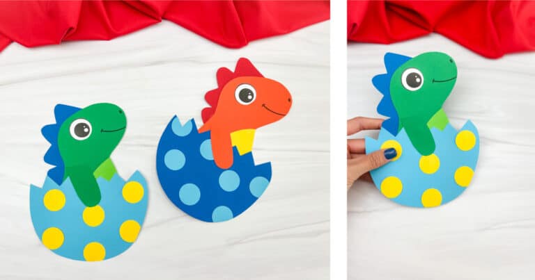 16 Easy Printable Dinosaur Crafts - Celebrating with kids