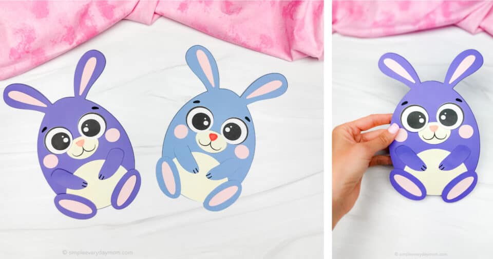 16 fun and easy Bunny Crafts for Toddlers & preschoolers - Celebrating ...