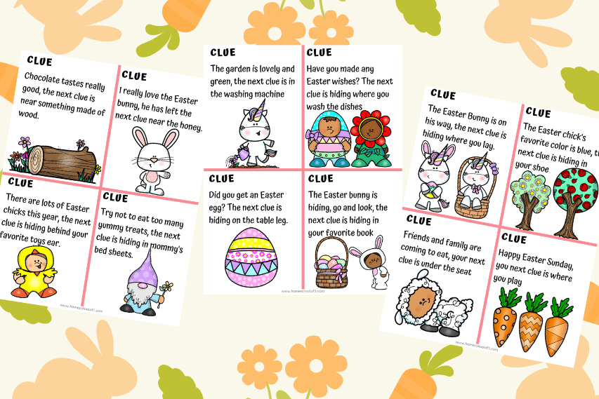 Easter Egg Hunt Printables - Celebrating with kids