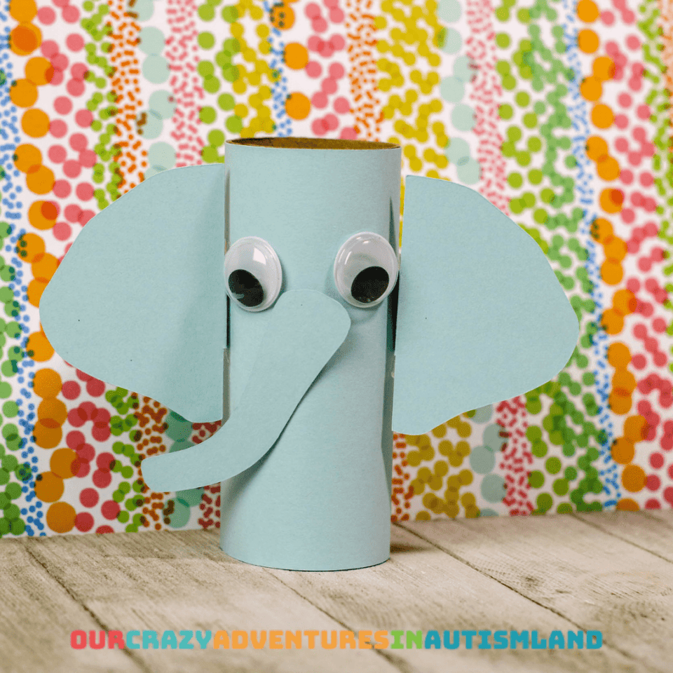 April Toilet Paper Roll Crafts for Toddlers - Celebrating with kids