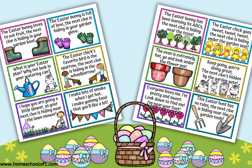 Easter Egg Hunt Printables - Celebrating with kids