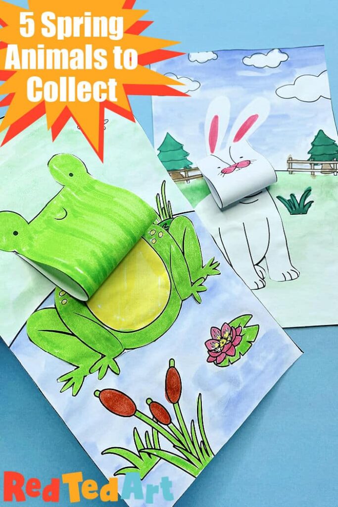34 Creative Spring Crafts Preschool Printables - Celebrating with kids
