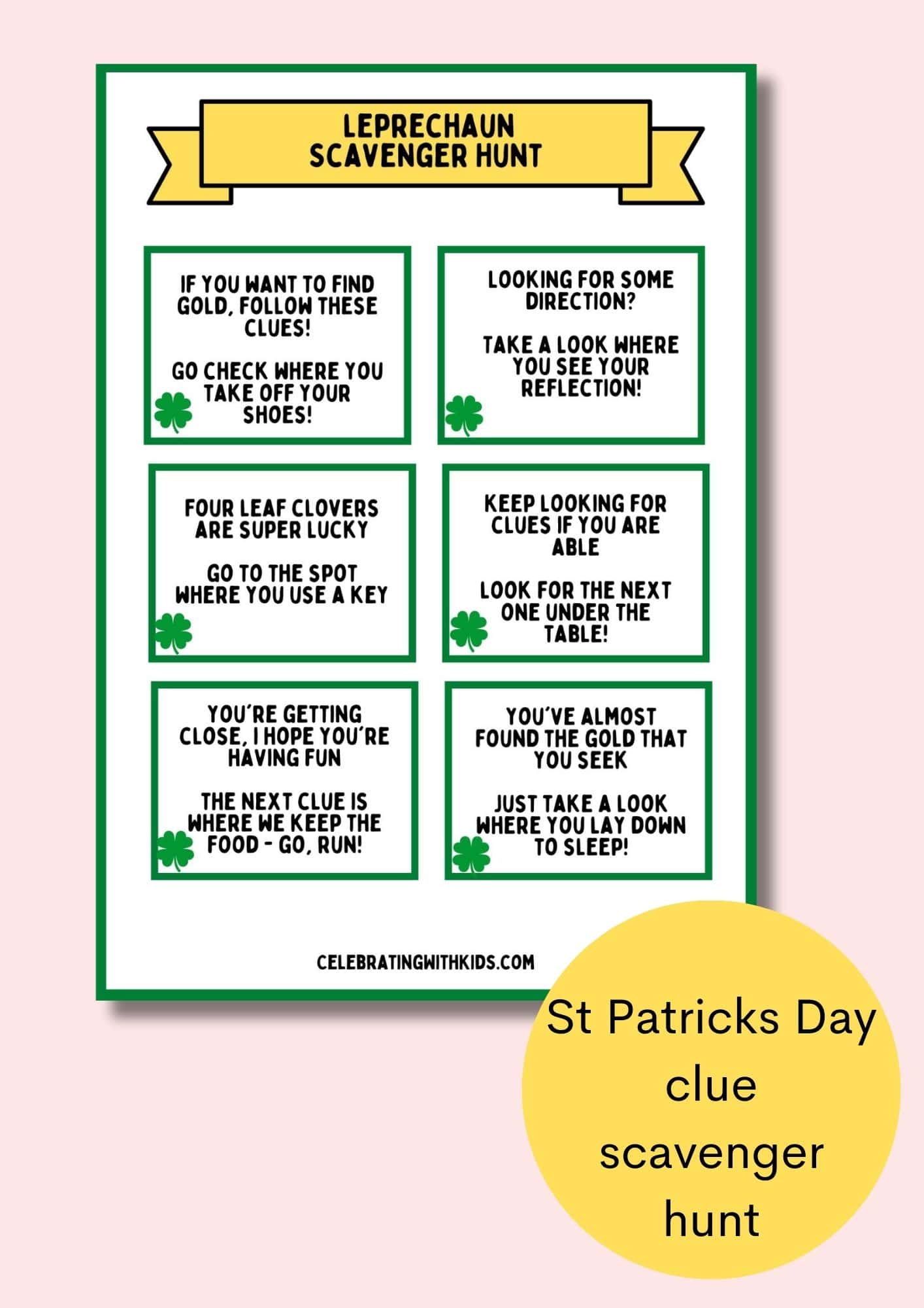 Download all of my free Leprechaun printables! - Celebrating with kids