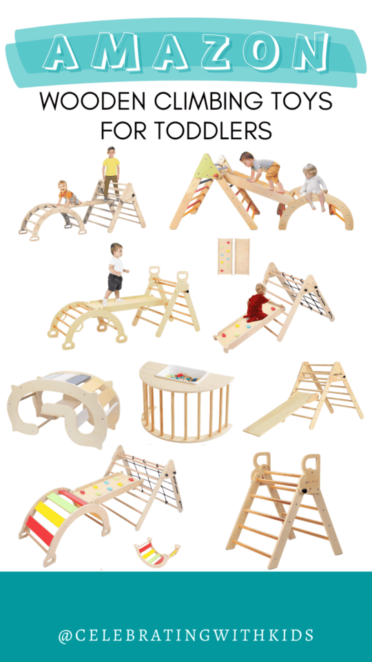The best wooden climbing toys for toddlers - Celebrating with kids