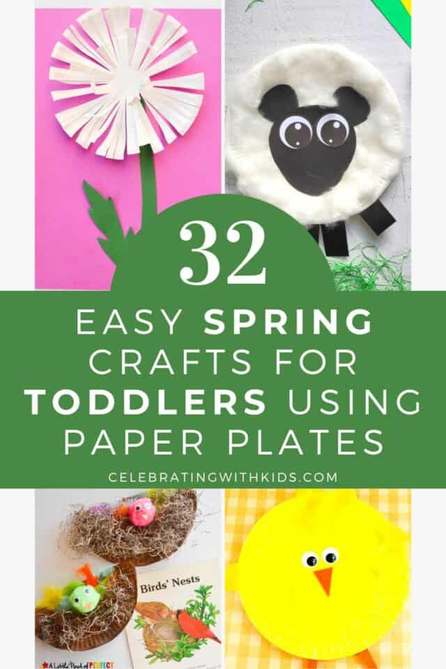 32 Easy Spring Crafts for Toddlers Using Paper Plates - Celebrating ...