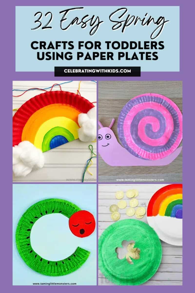 32 Easy Spring Crafts for Toddlers Using Paper Plates - Celebrating ...
