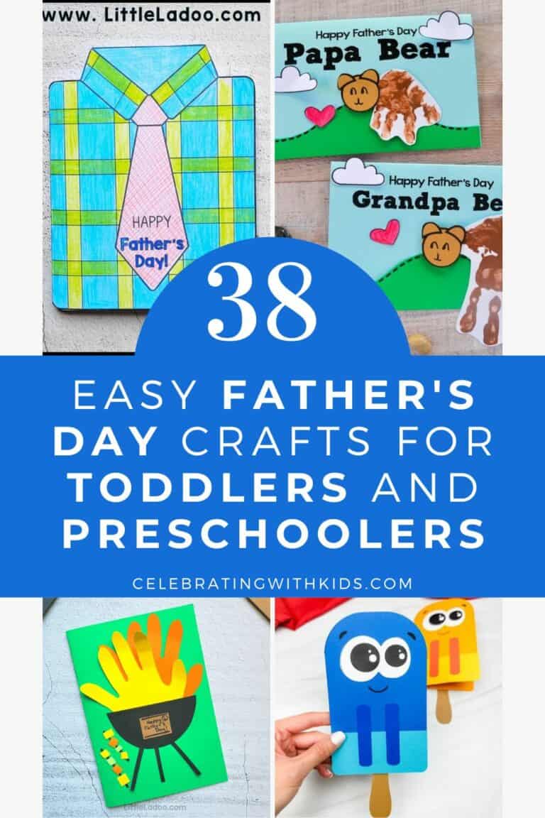 38 Easy Father’s Day Crafts for Toddlers and Preschoolers - Celebrating ...