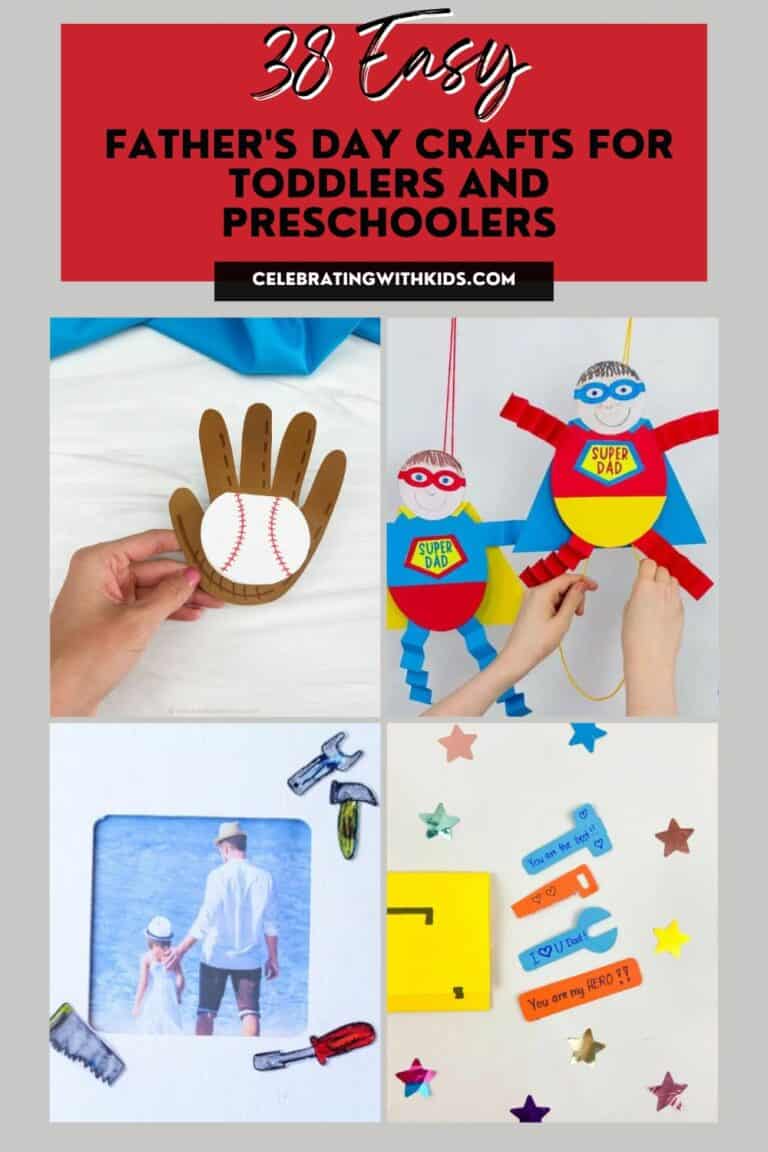 38 Easy Father’s Day Crafts for Toddlers and Preschoolers - Celebrating ...