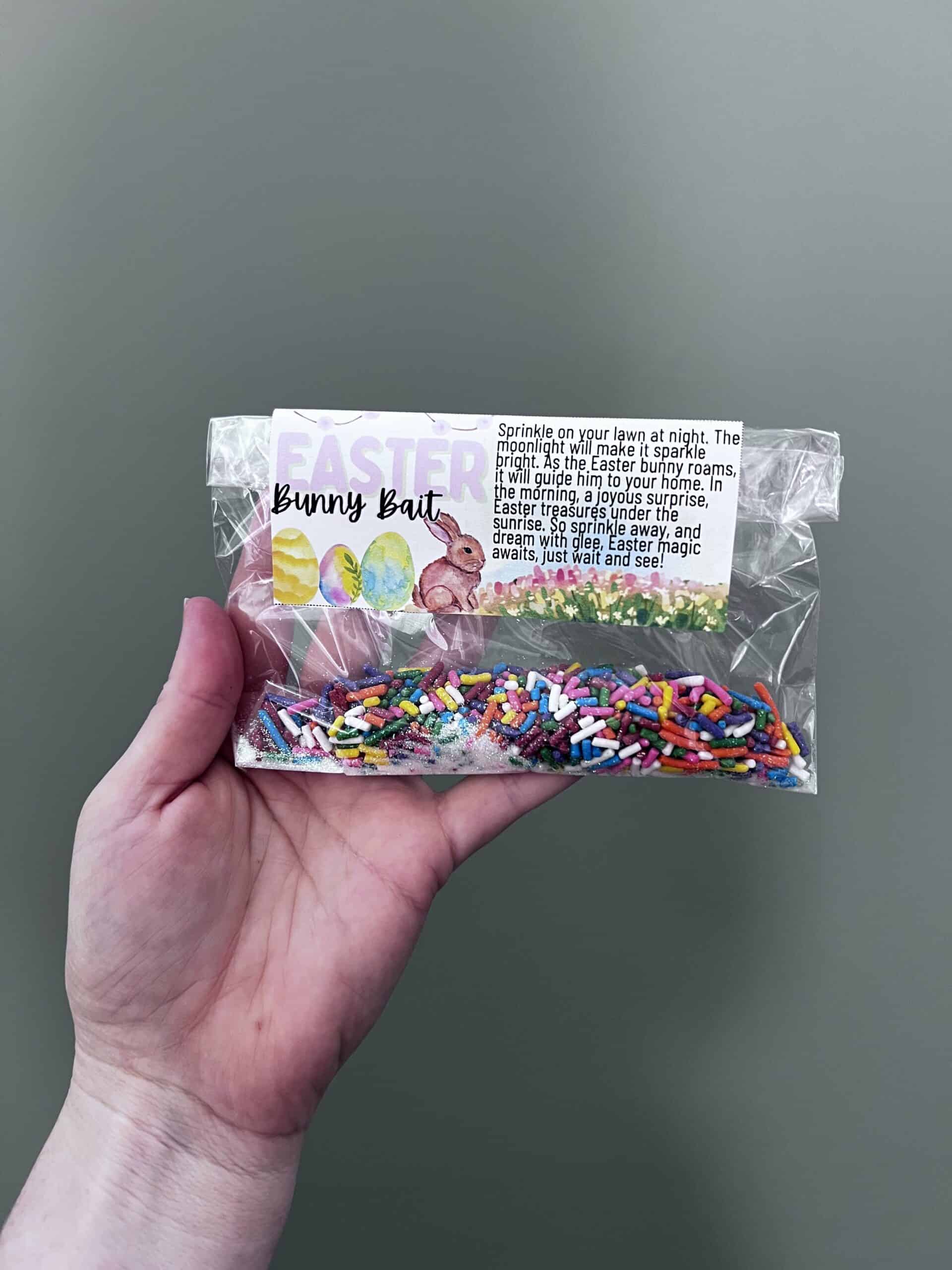 Easter Bunny Bait - free printable - Celebrating with kids