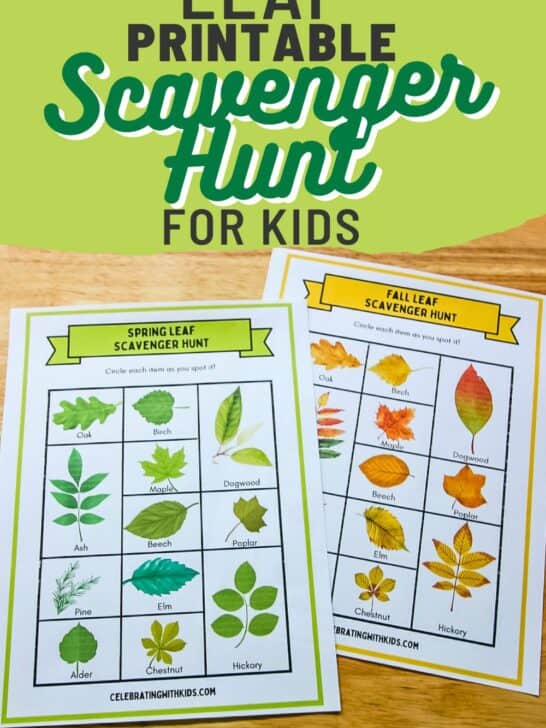 Dinosaur Scavenger Hunt - free printable - Celebrating with kids