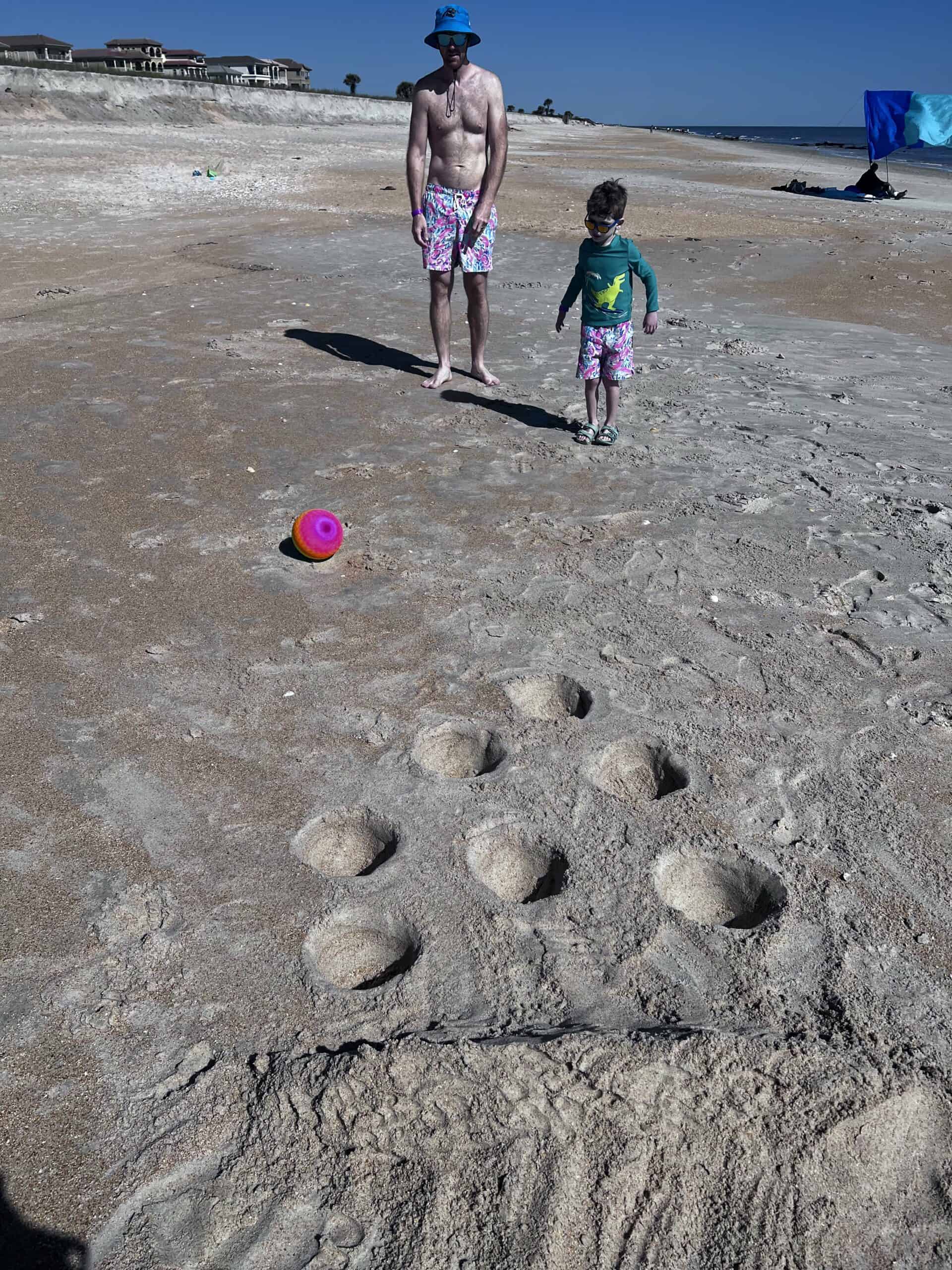 How to play a beach bowling game - with no equipment! - Celebrating ...