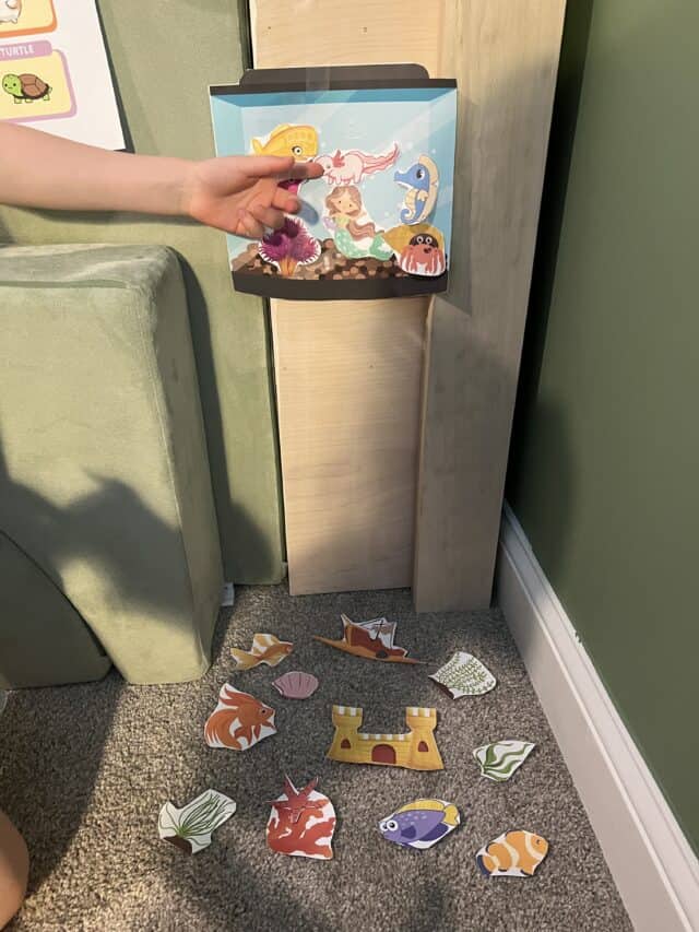 Make Your Own Aquarium printable for kids - Celebrating with kids