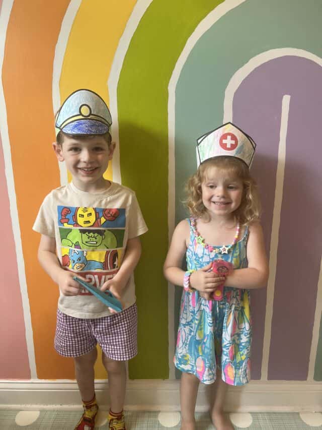 Printable Community Helpers Hats for Kids - Celebrating with kids