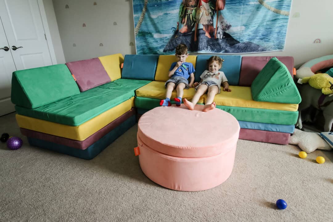 Is a Chunk Play Ottoman worth it? An honest review! - Celebrating with kids