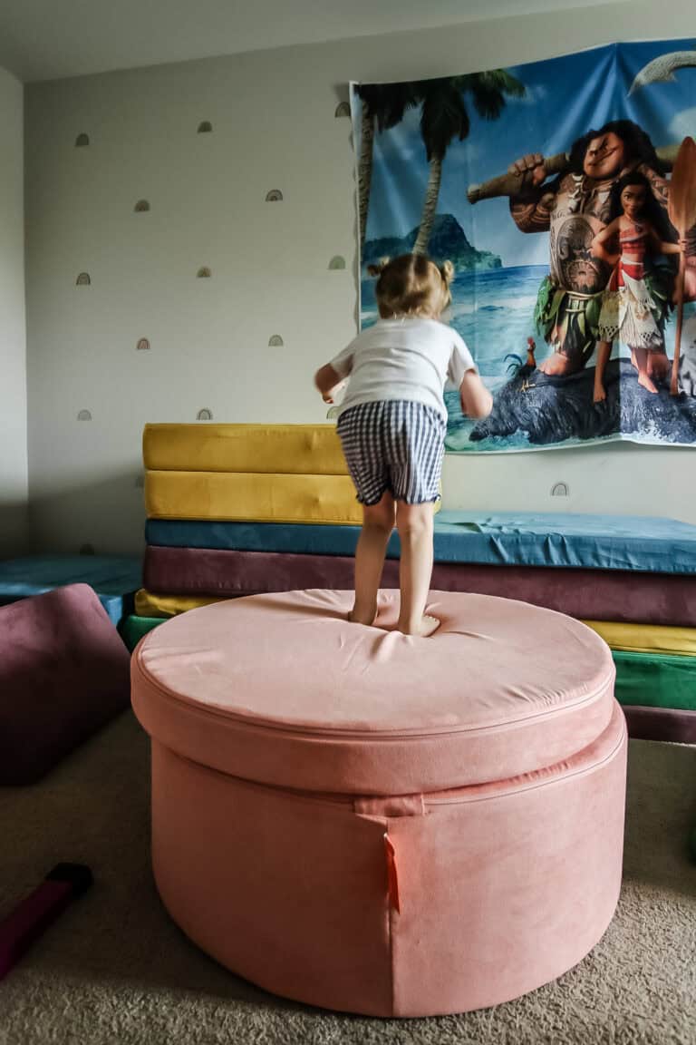 Chunk build ideas - play ottoman fun! - Celebrating with kids