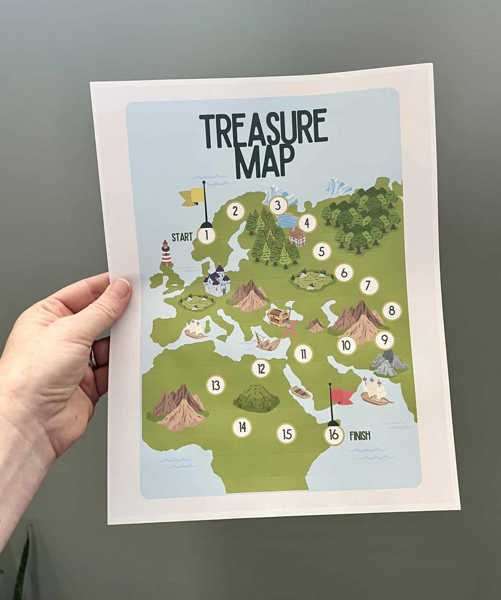 Pirate treasure hunt - free printable for kids! - Celebrating with kids