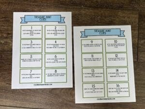 Pirate treasure hunt - free printable for kids! - Celebrating with kids