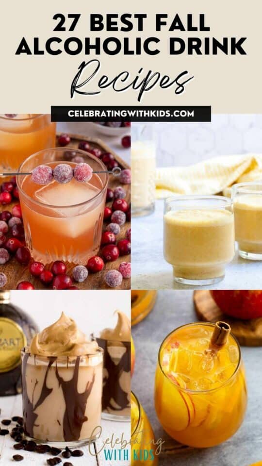 27 Fall Alcoholic Drink Recipes to Try This Season - Celebrating with kids