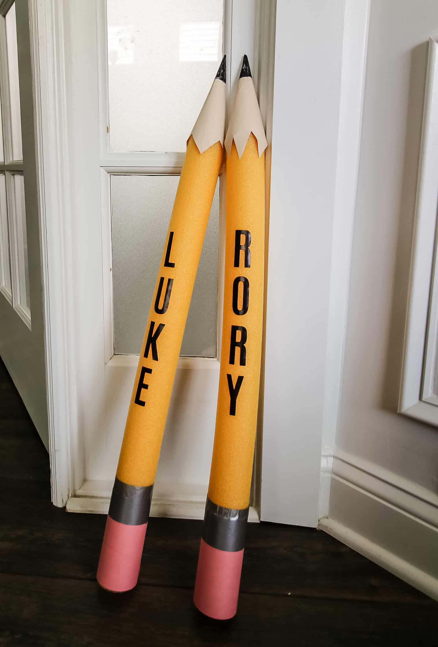 How to Make a Pool Noodle Pencil: A Fun First Day of School Prop ...