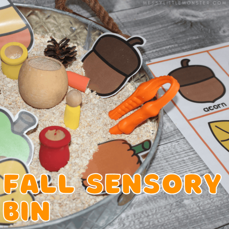 12 Best Fall Sensory Bin Ideas for Kids - Celebrating with kids