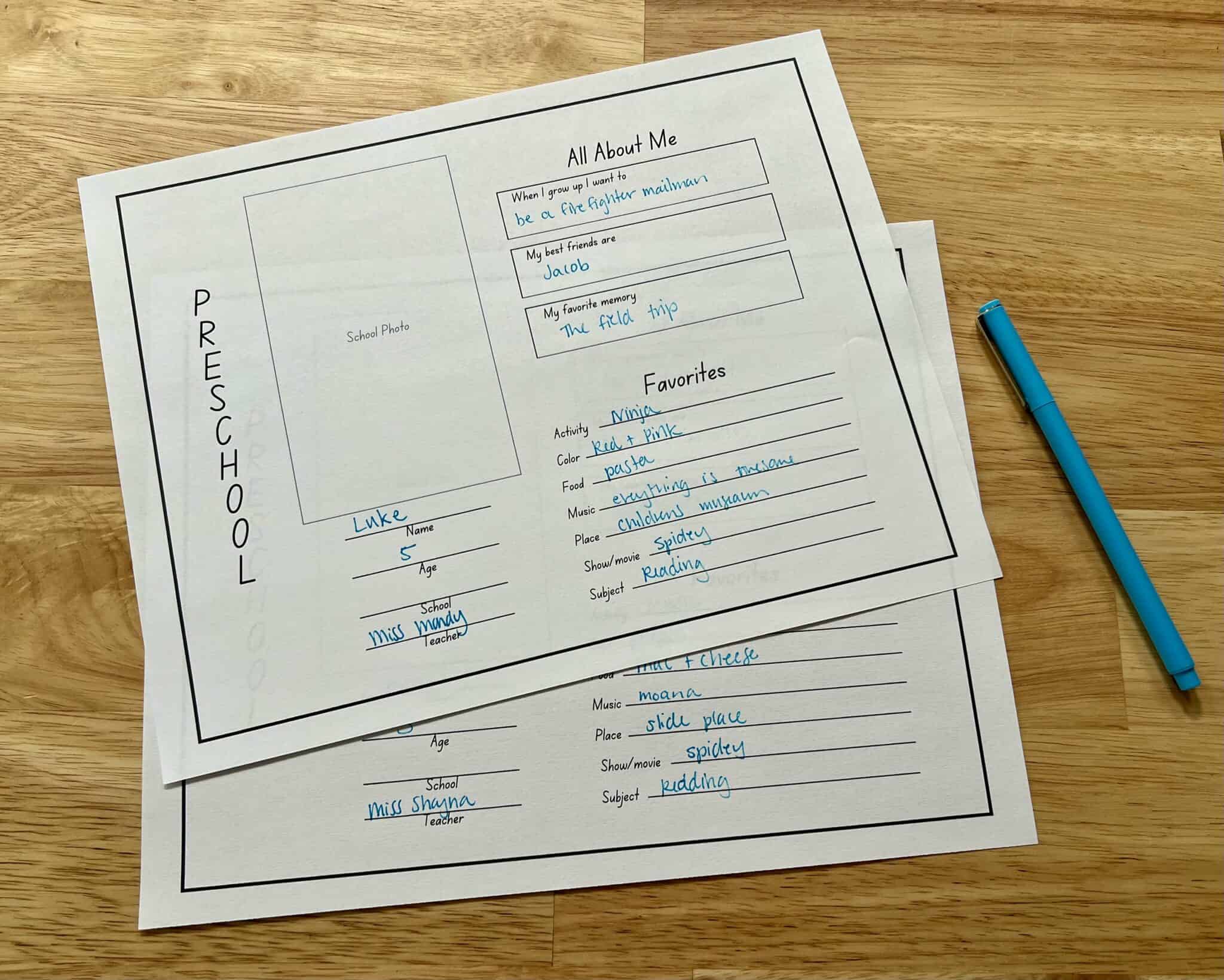 Create Cherished Memories with Our School Memory Box Printable ...