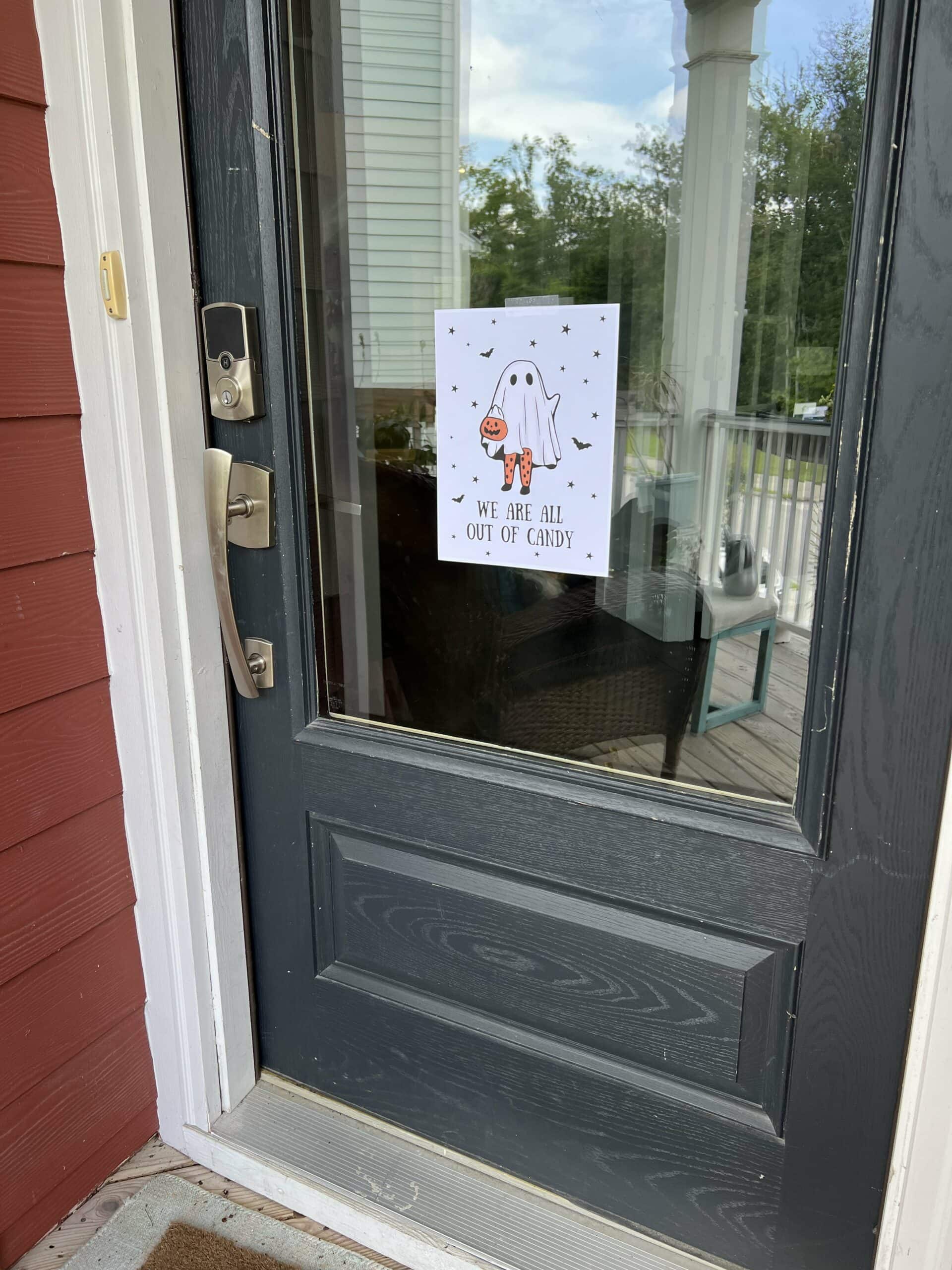 Halloween Candy Sign - Free Printable! - Celebrating with kids