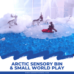 10 Easy DIY Arctic Sensory Bins for Kids - Celebrating with kids