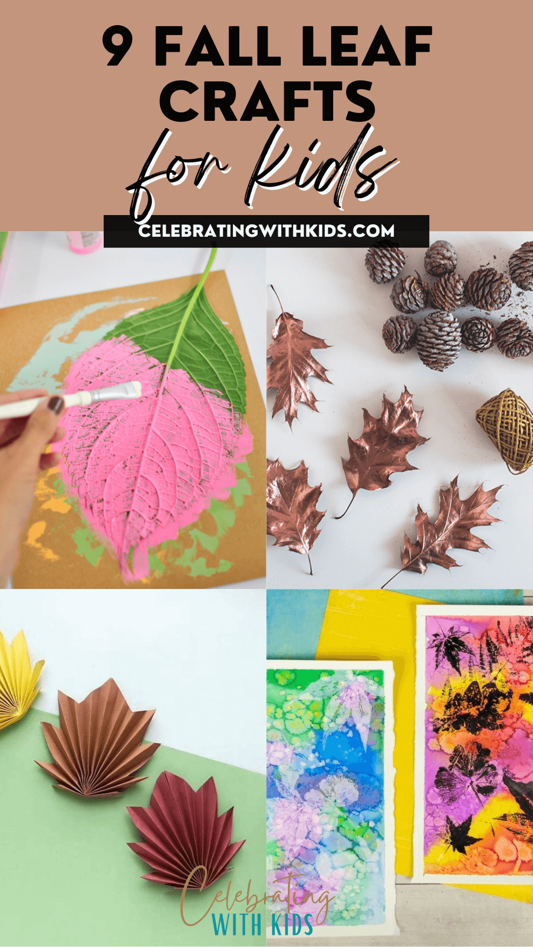 9 Fall Leaf Crafts for Kids: Simple Activities - Celebrating with kids