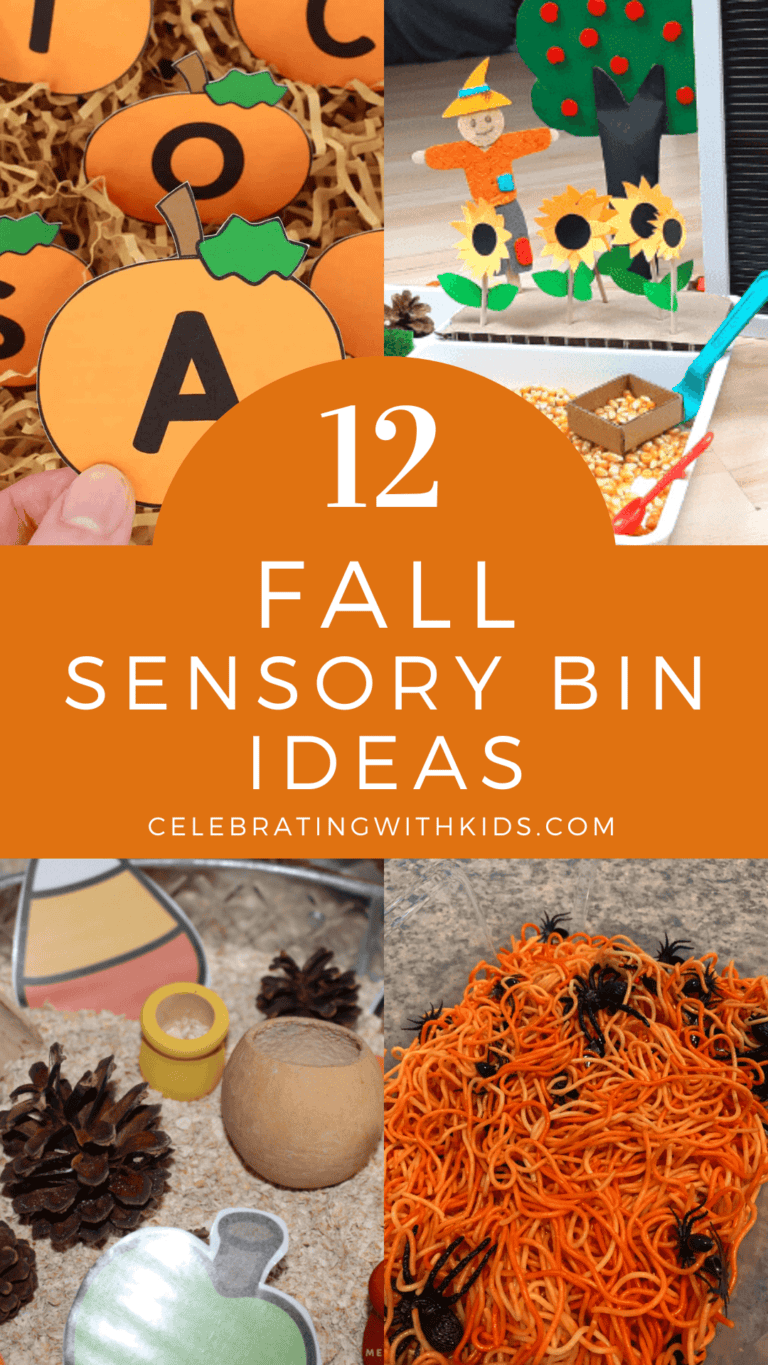 12 Best Fall Sensory Bin Ideas for Kids - Celebrating with kids
