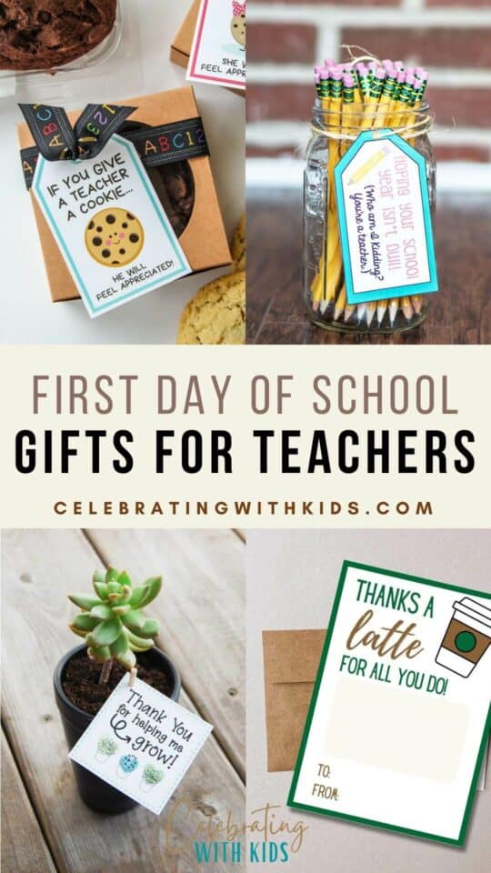 8 First Day of School Gifts for Teachers That Wow - Celebrating with kids