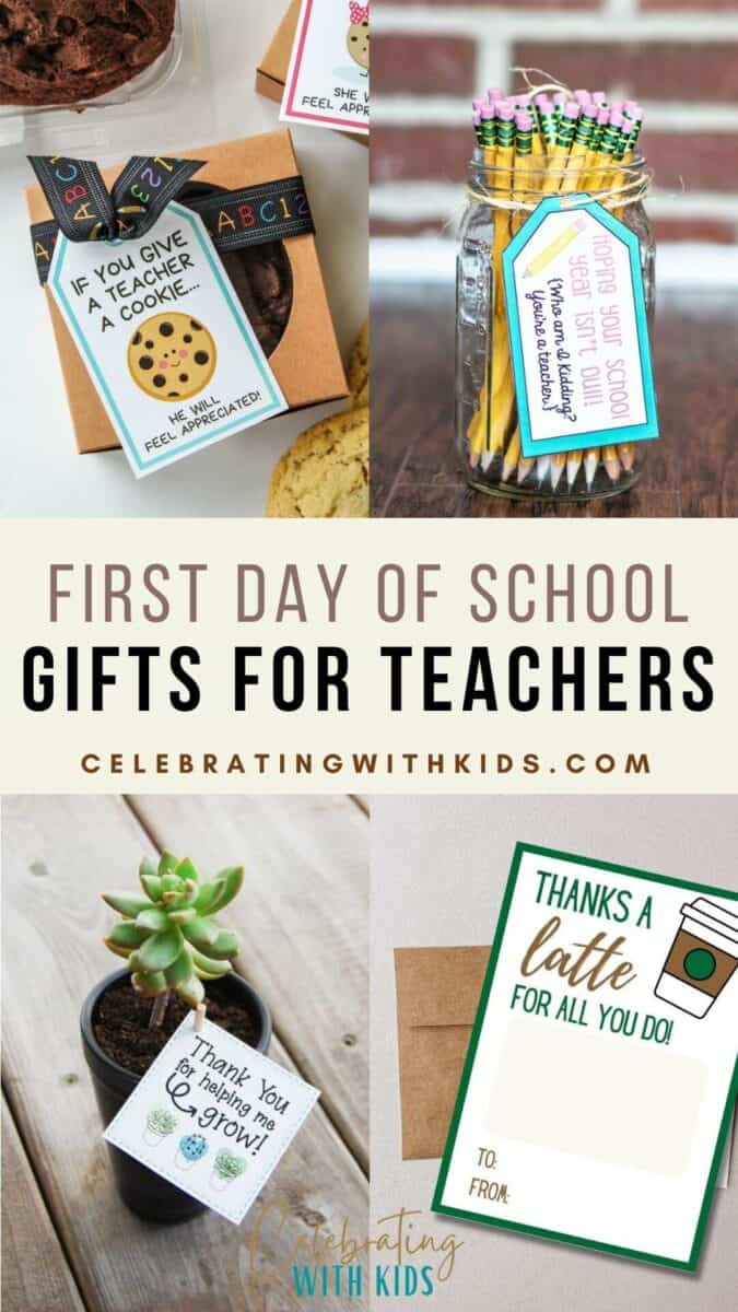 8 First Day of School Gifts for Teachers That Wow - Celebrating with kids